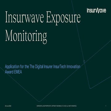 Insurwave - Insurtech Innovation Award 2024 | PPT