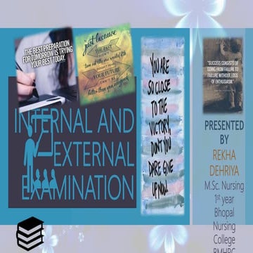 Internal and external examination | PPTX