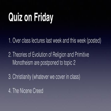 INT-244 Topic 1 Week 2 Christianity | PPT