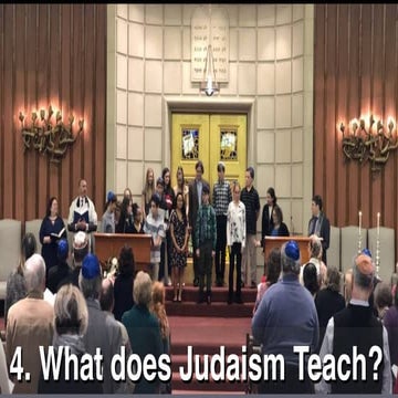 INT-244 Topic 2c Judaism Beliefs | PDF
