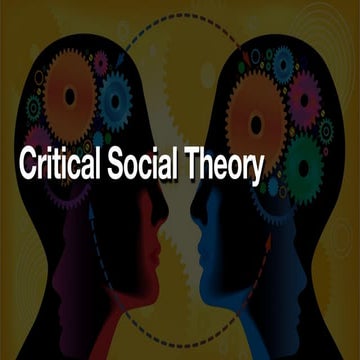 INT-460 Critical Social Theory | PDF