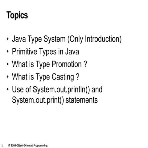 Comprehensive Introduction to Java Primitive Types, Type Promotion, and ...
