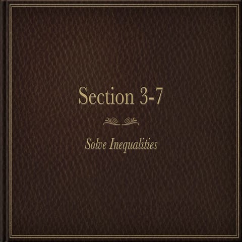 Integrated Math 2 Section 3-7 | KEY