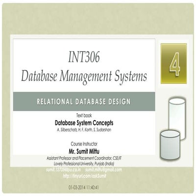 Int306 04 | PDF | Databases | Computer Software and Applications