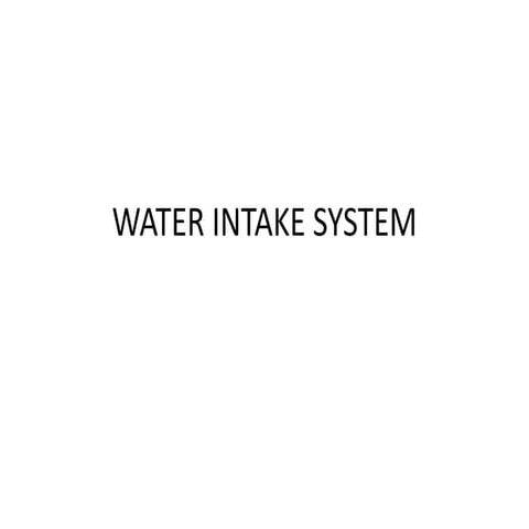 Intake Water System Design From River.pptx