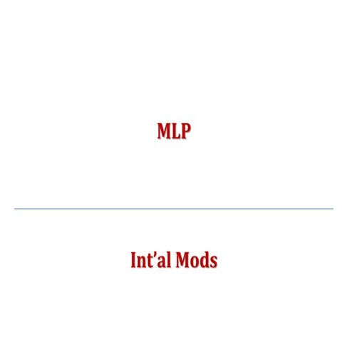 Int'al Mods Presentation.ppt