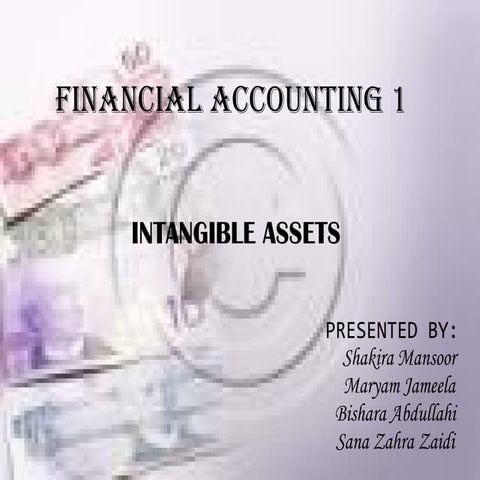 Intangible assets | PPT