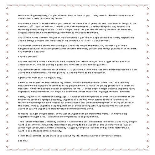 Journal writing sample entry 08 | PDF