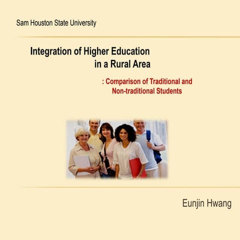 Integration of higher education | PPTX