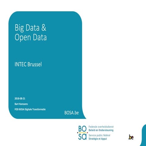 Big Data en Open Data | PPTX