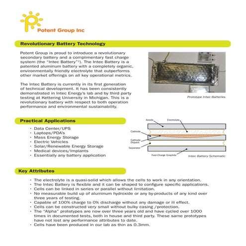 Intec data sheet | PDF