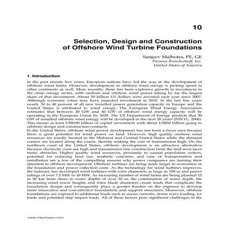 In tech selection-design_and_construction_of_offshore_wind_turbine ...