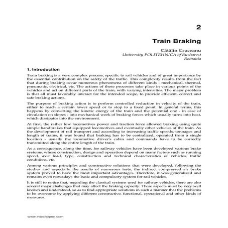 In tech train-braking | PDF