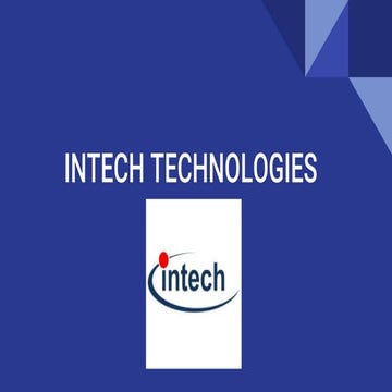 Intech Technologies Package and Aseembly Services.pptx