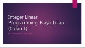 Model Aliran Maksimal: Linear Programming | PPTX