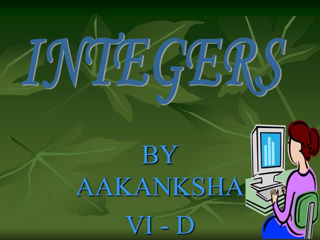 Comparing and ordering integers | PPT