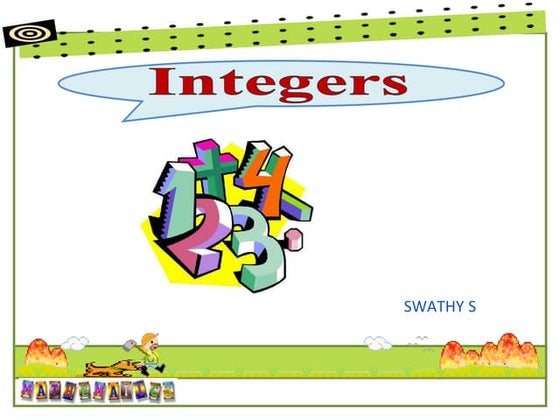 Adding Integers Notes - Song Method | PPT