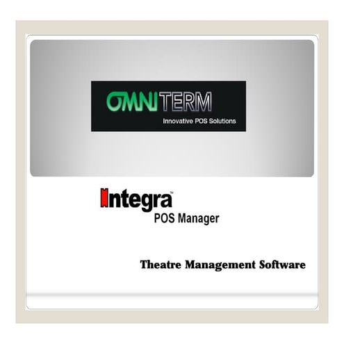 Integra Theatre Management Software SystemDecember 2008 | PDF