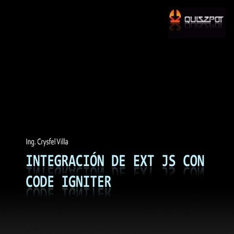 Taller De Php Code Igniter Ppt Free Download 