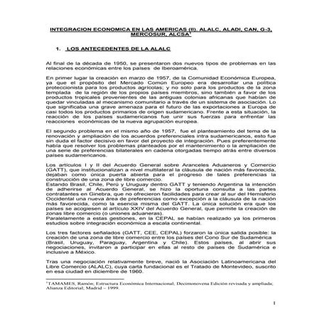 La integracion latinoamericana | PPTX