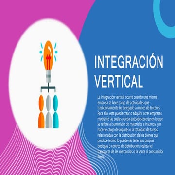 INTEGRACIÓN VERTICAL - características y tipos | PPTX