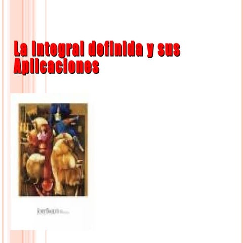Integral definida | PPT