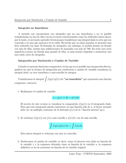 Método de Integración por partes | PPT