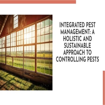 The Importance of Integrated Pest Management: A Sustainable Approach to ...