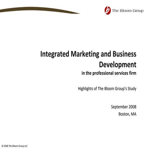 Integrated Sales And Marketing | PPT