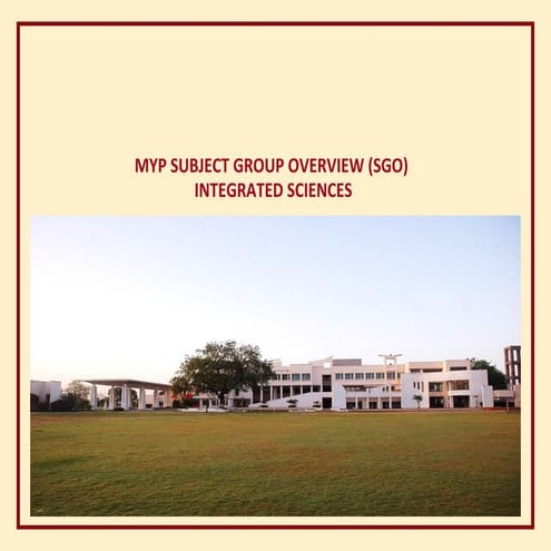 Integrated-Sciences-units overview year1 | PDF