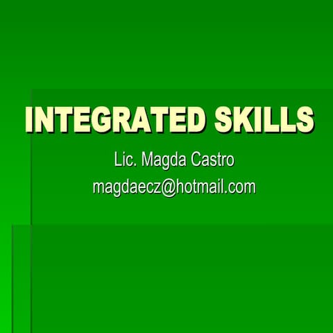 Integrated Skills | PPT