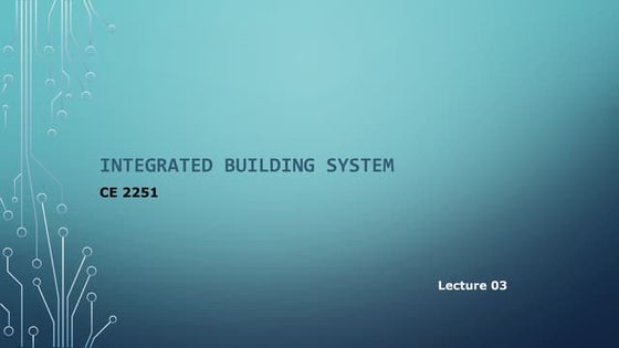 Cold water supply system & Components | PPSX