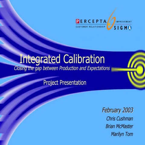 Integrated calibration mgt presentation | PDF