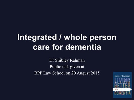 Annual Dementia Conference. | PPT