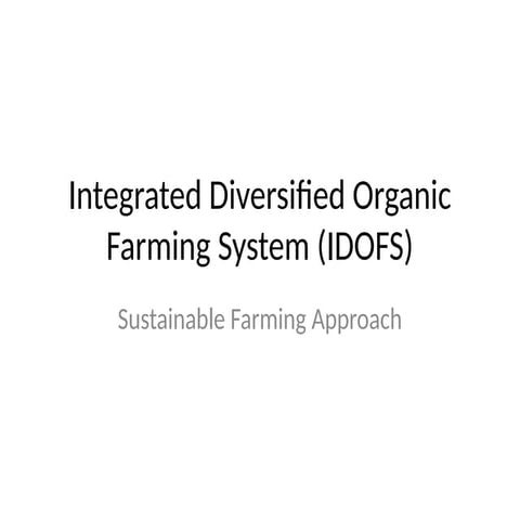 Integrated_Diversified_Organic_Farming_s | PPTX