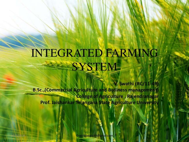 Integrated Farming System integrated-farming-system