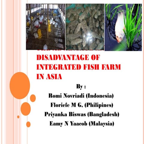 Integrated fish and poultry farming | PPTX