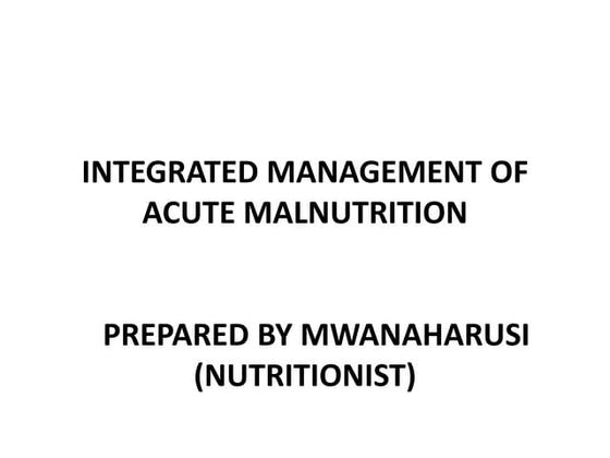 IMCI | PPTX | Infectious Diseases | Diseases and Conditions