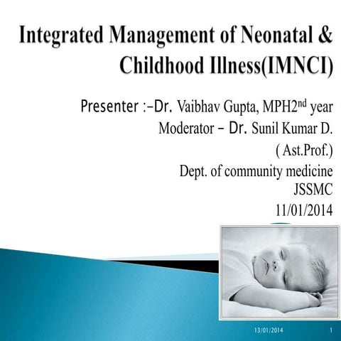 Integrated management of neonatal and childhood illness ( | PPTX