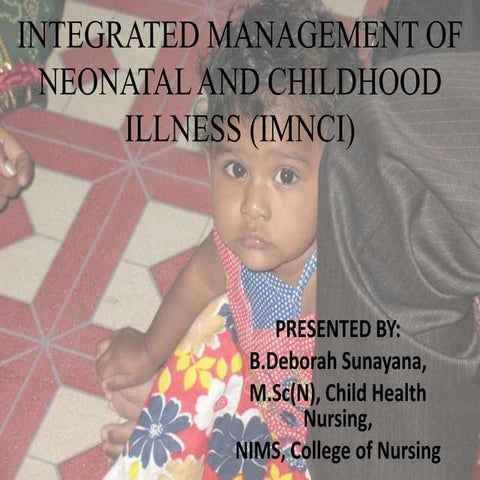 Integrated management of neonatal and childhood illness ( | PPTX