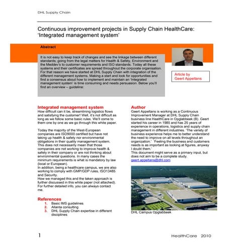 Integrated Management System White Paper.Doc