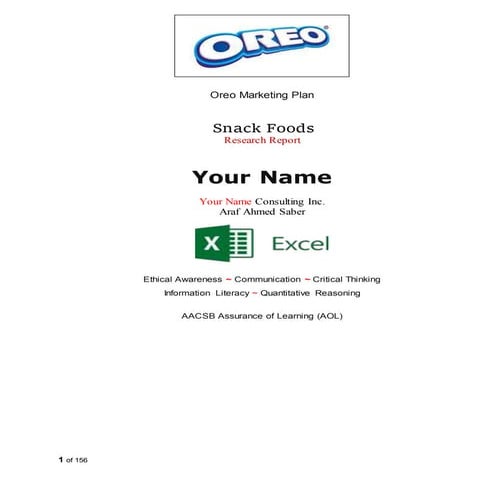 Integrated marketing plan for oreo cookies | DOC