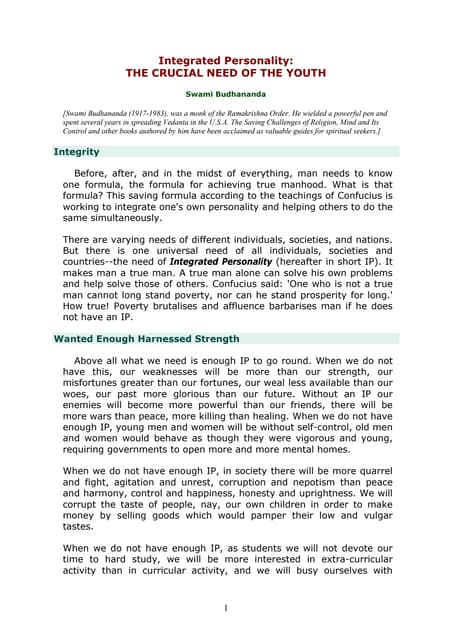 Integratedperson | PPT