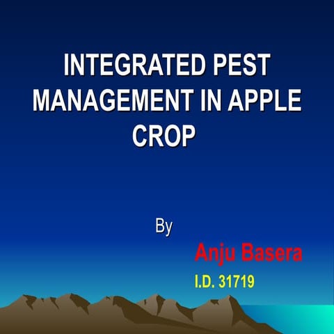 Integrated pest management | PPT