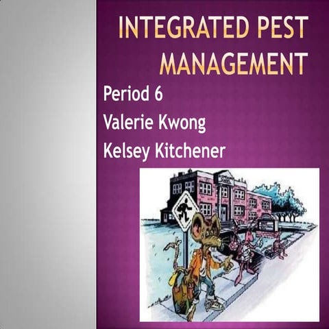 Integrated pest management agriculture of science | PPTX