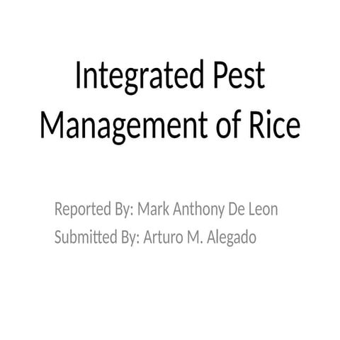 Integrated_Pest_Management_of_Rice.pptx....IPM of Rice Management | PPTX