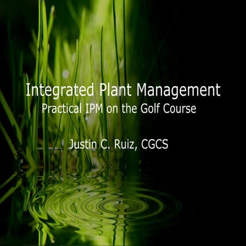 Integrated Plant Management C&P | PPT | Agriculture | Industries