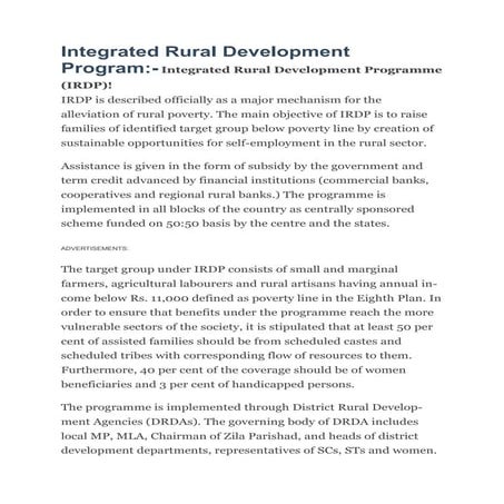 Integrated Rural Development Program.docx