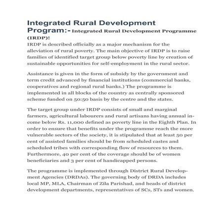 Integrated Rural Development Program.docx
