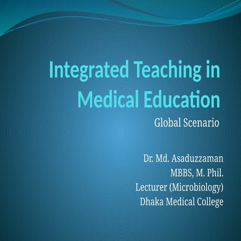 Integrated Teaching Global Scenario.pptx